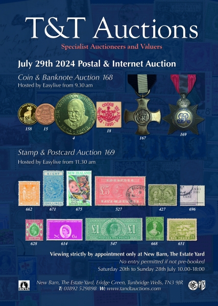 Stamp & Coin Auction House | T & T Auctions